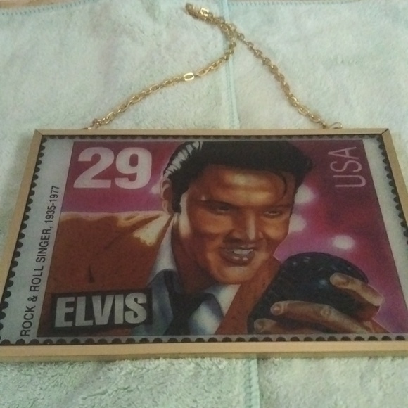 no Brand | Wall Decor | Elvis Presley Usa Stamp Picture | Poshmark